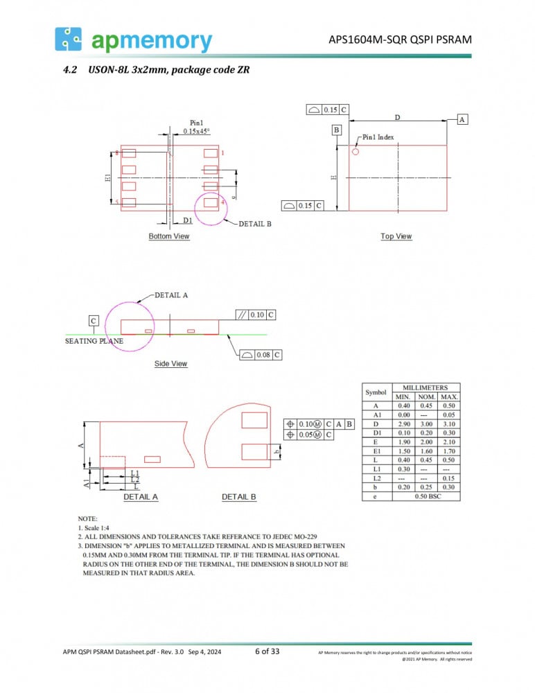 APS1604M-SQR-SN datasheet page 6