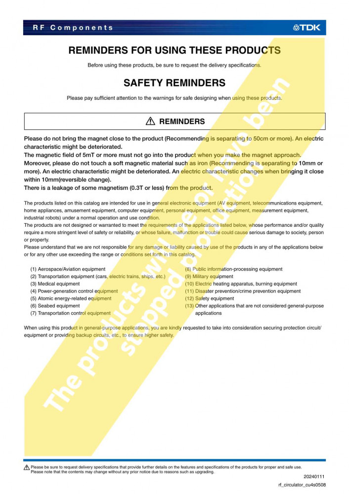 CU4S0508 series technical document page 3