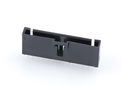 2.54mm Pitch SL Header, Single Row, Vertical, 3.05mm Pocket, Shrouded, 3.30mm Tail Length, 11 Circuits, Tin (Sn) Plating