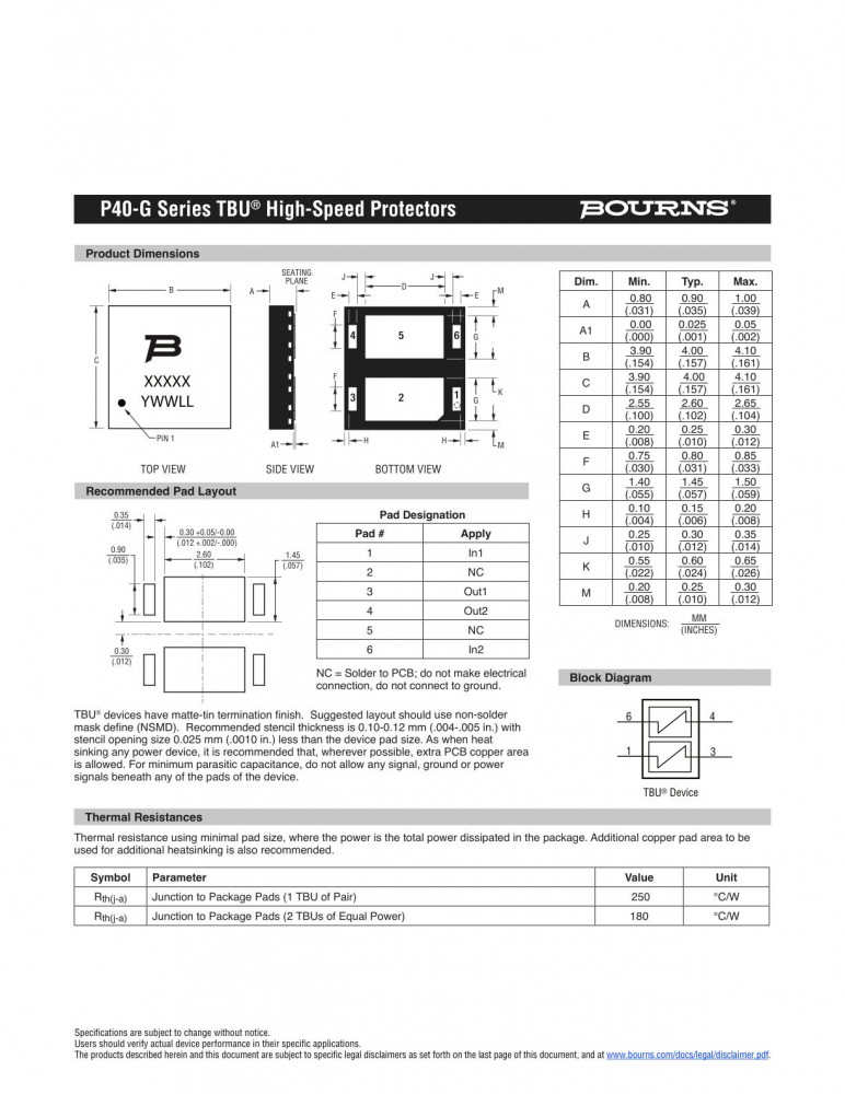 P40-G240-WH datasheet page 4
