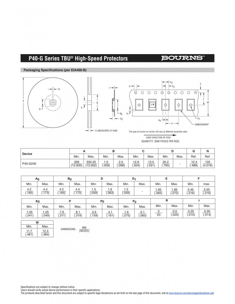 P40-G240-WH datasheet page 6