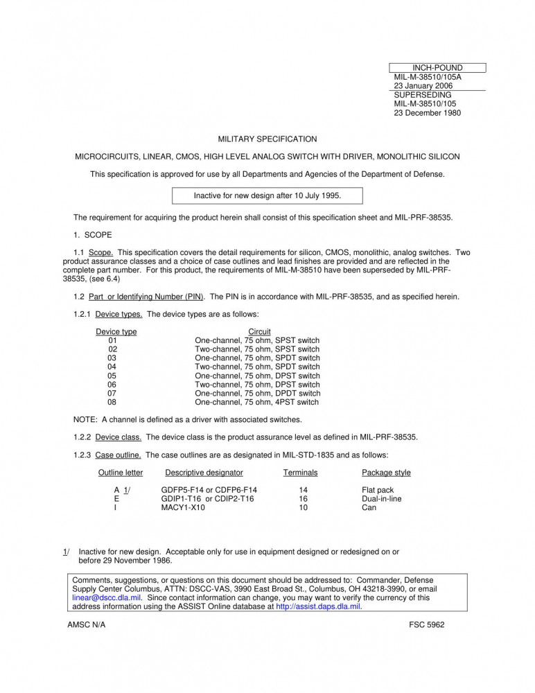 5042/BEA technical document page 2
