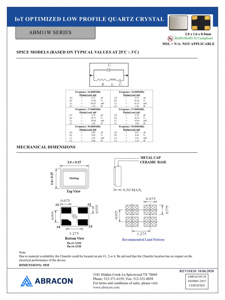 ABM11W series datasheet page 5: reflow profile and packaging