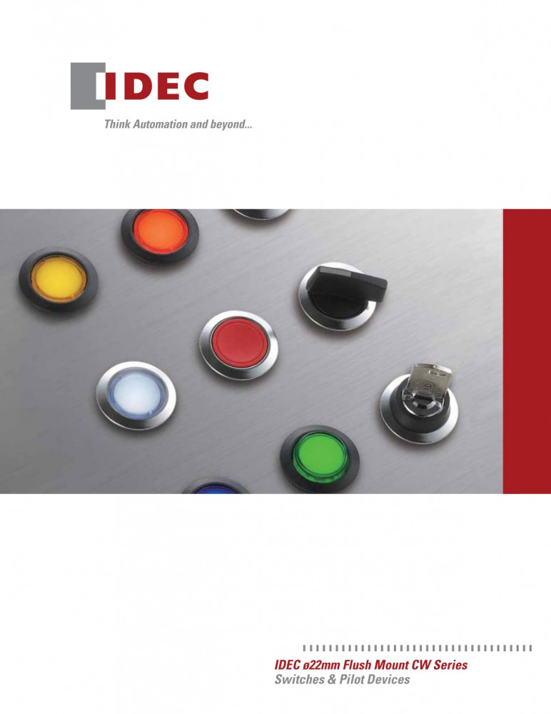 IDEC CW series documentation page 1
