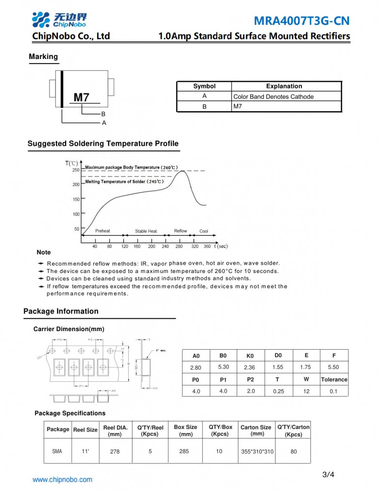 MRA4007T3G-CN datasheet page 3