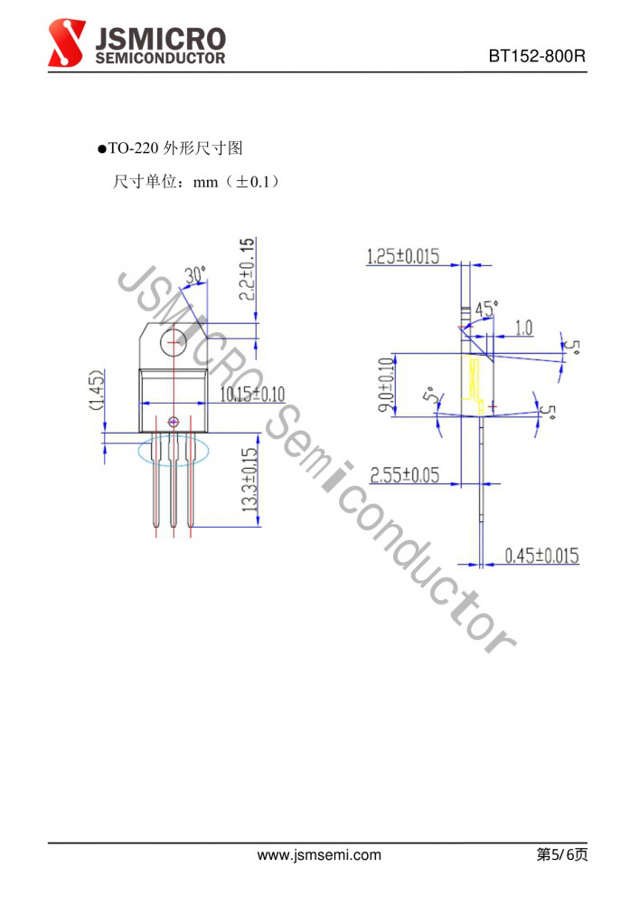BT152-800R datasheet page 5