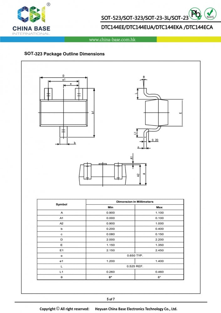 DTC144EUA technical document page 5