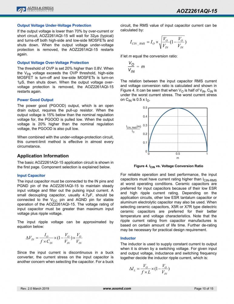 AOZ2261AQI-15 datasheet page 10