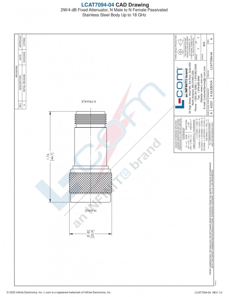LCAT7094-04 datasheet page 3