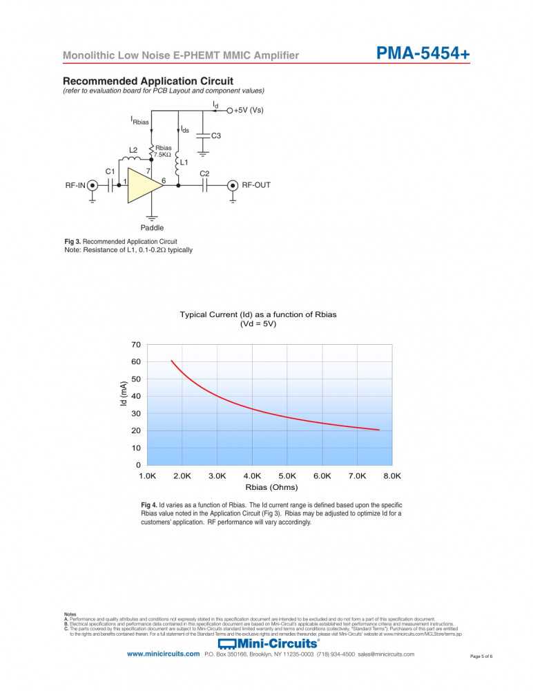PMA-5454+ datasheet page 5