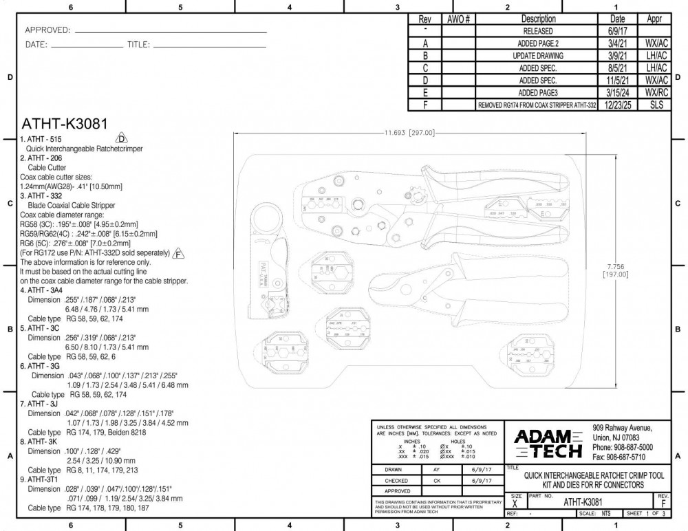 ATHT-K3081 product document image, page 1