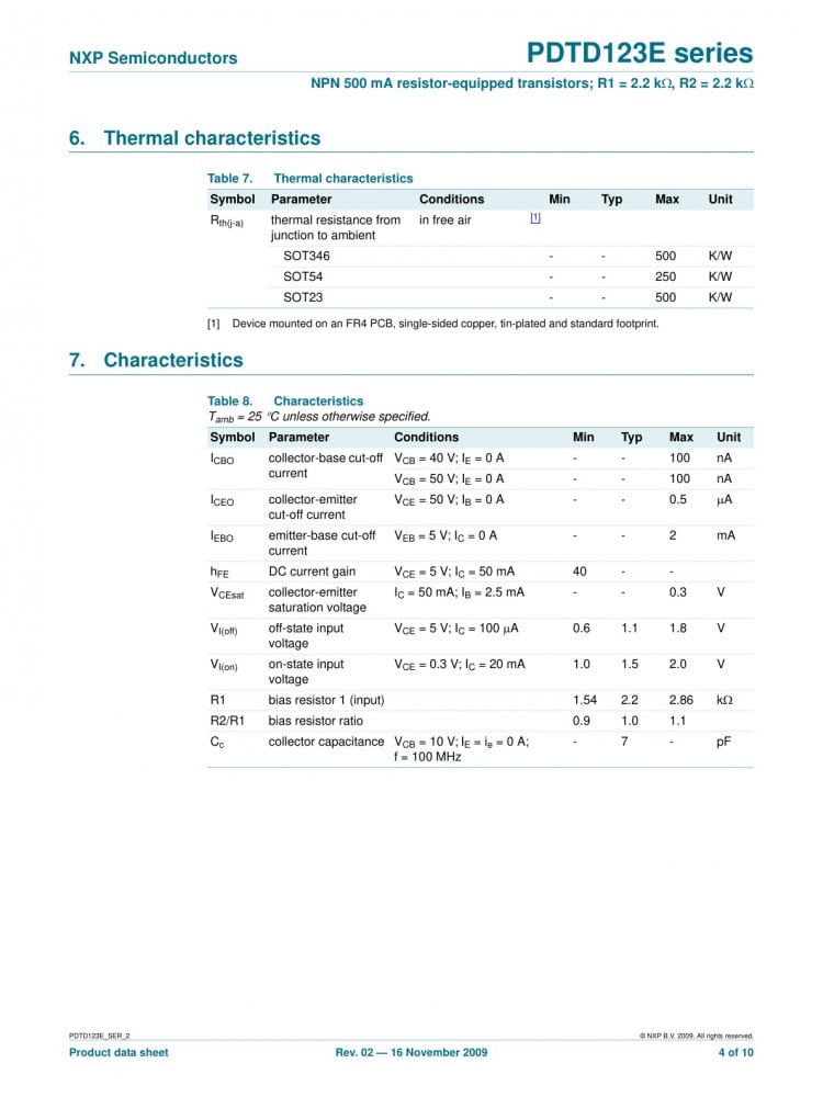 PDTD123ET datasheet page 5