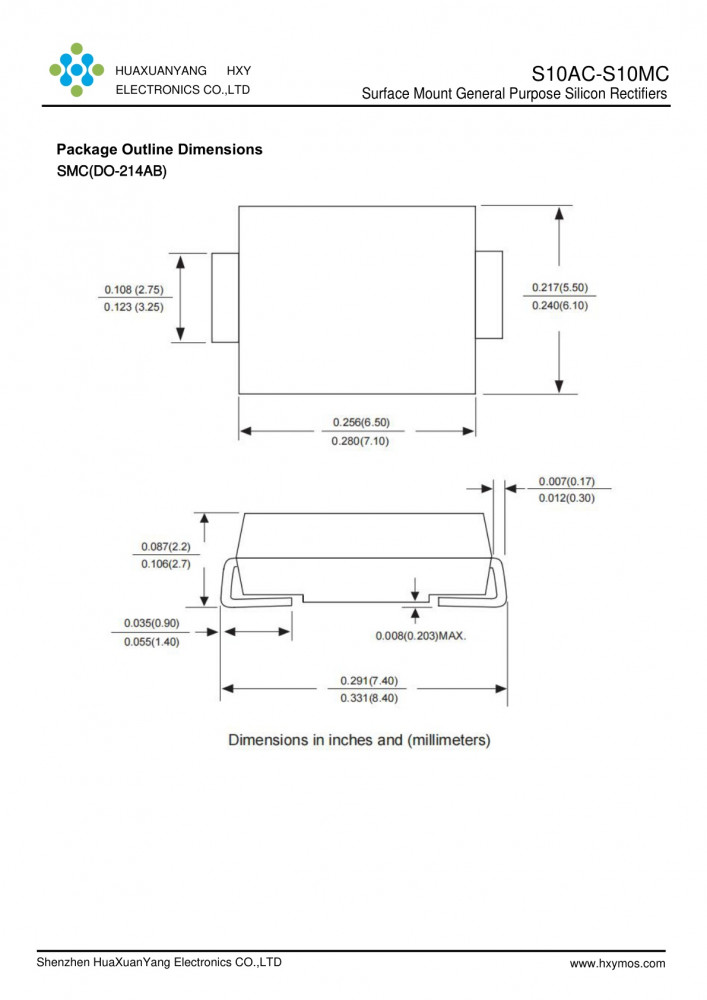 S10MC datasheet page 3
