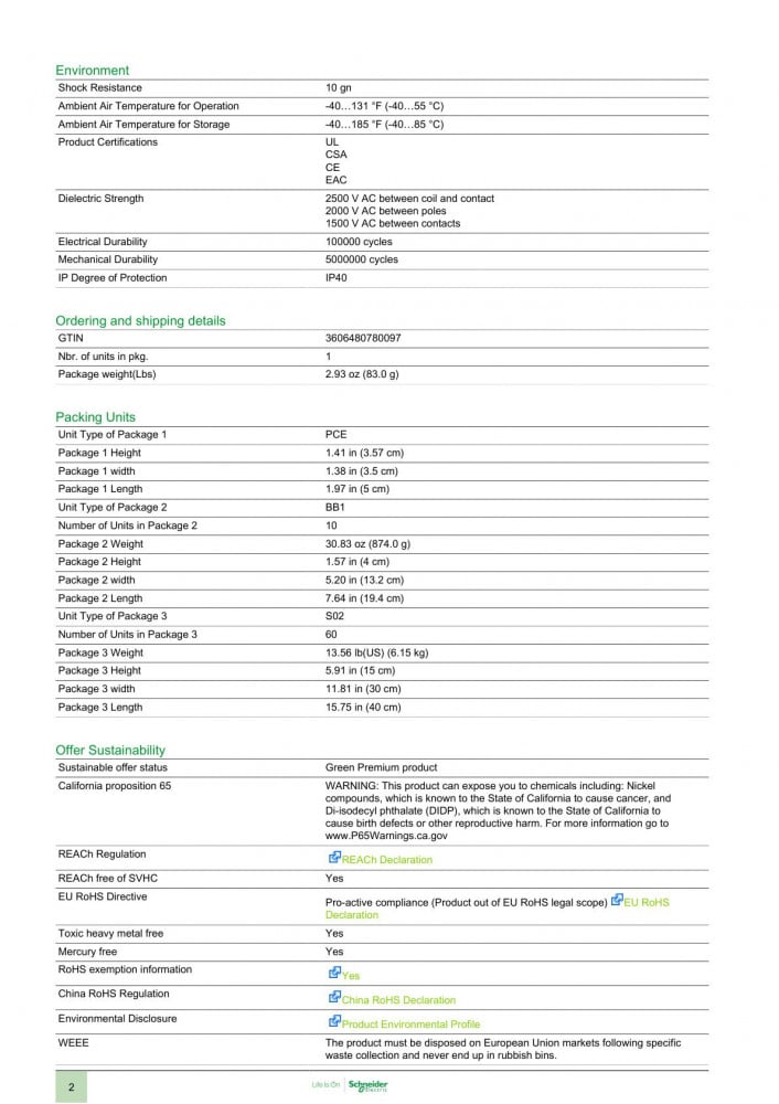 788XCXRC12D technical document page 2