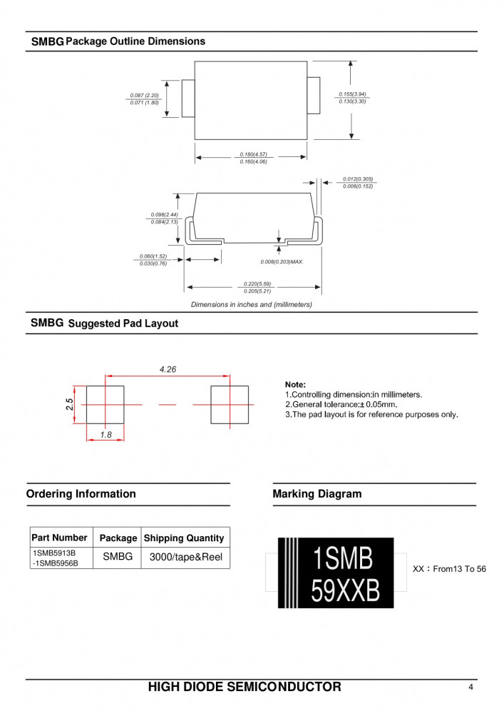 1SMB5923B datasheet page 4