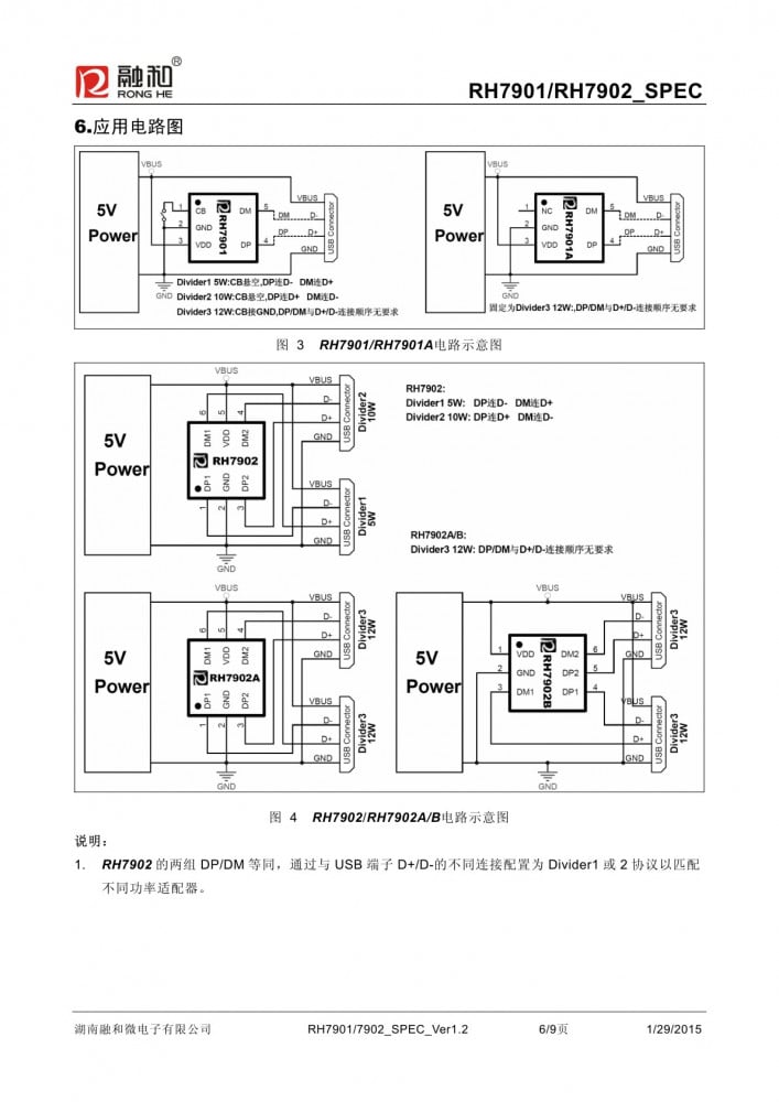 RH7901A datasheet page 6