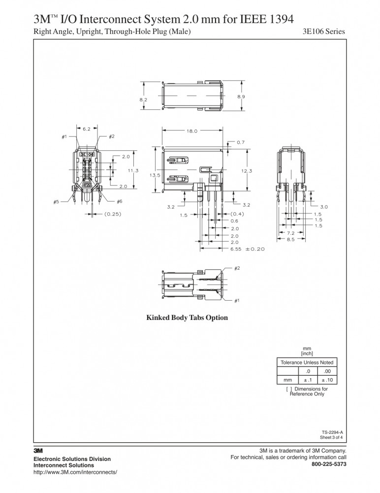 3M 3E106-2230KV technical sheet 3