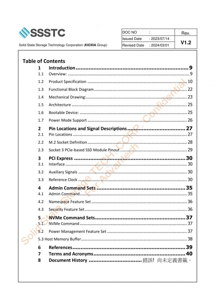 CL6 Series document page 8