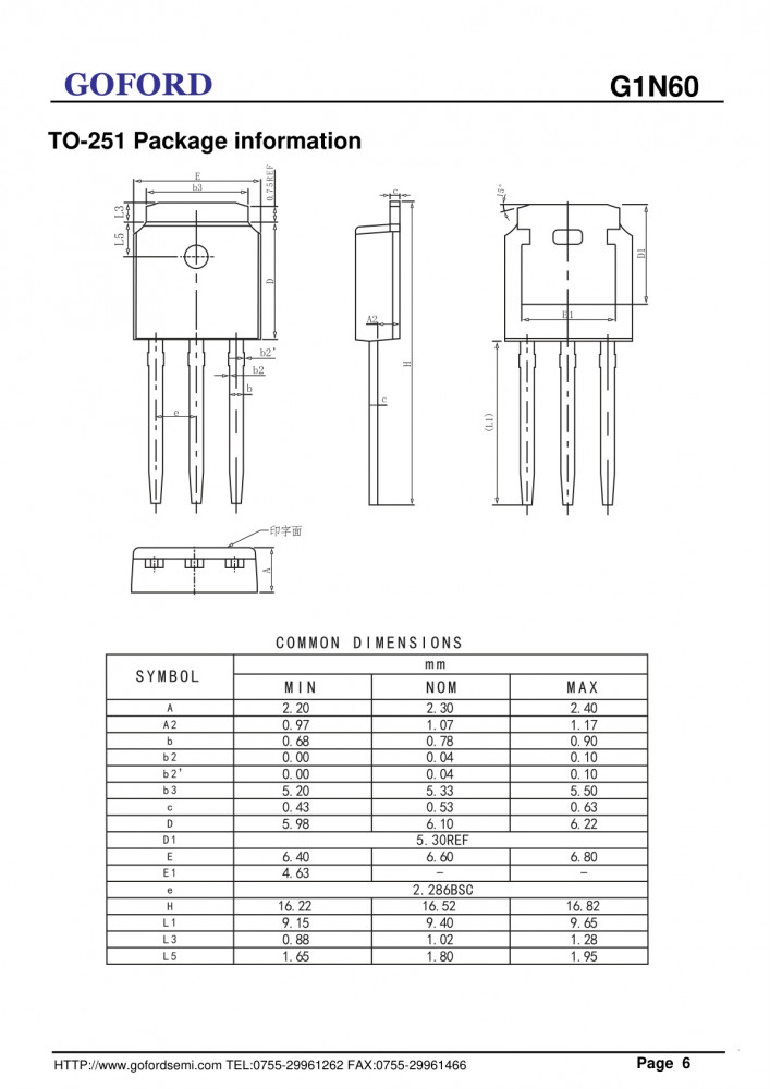 G1N60B datasheet page 6