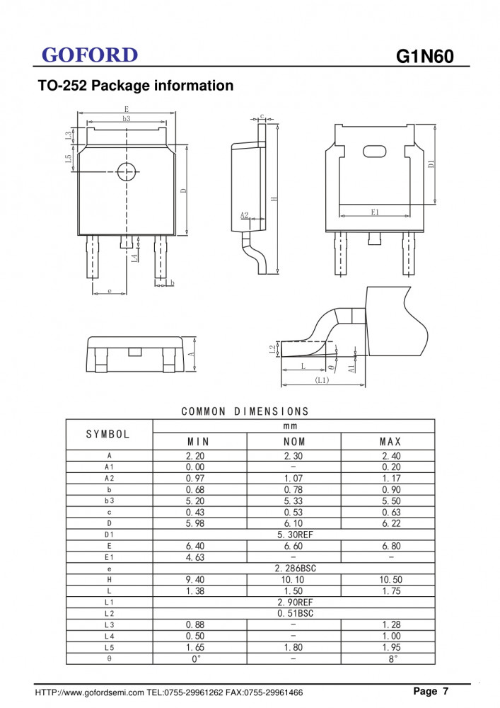 G1N60B datasheet page 7