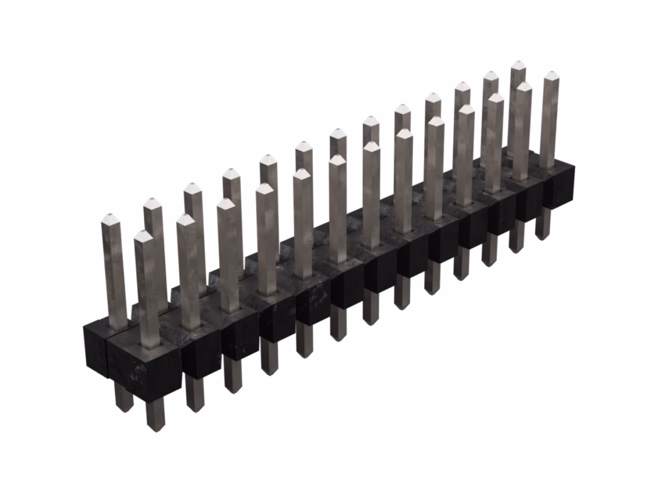 C-Grid Header, 2.54mm Pitch, Through Hole, Dual Row, Vertical, 26 Circuits, 2.54µm Tin (Sn) Plating, Tray Packaging, Lead-Free for sale