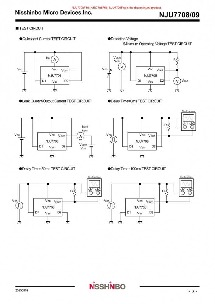 NJU7708 datasheet page 3