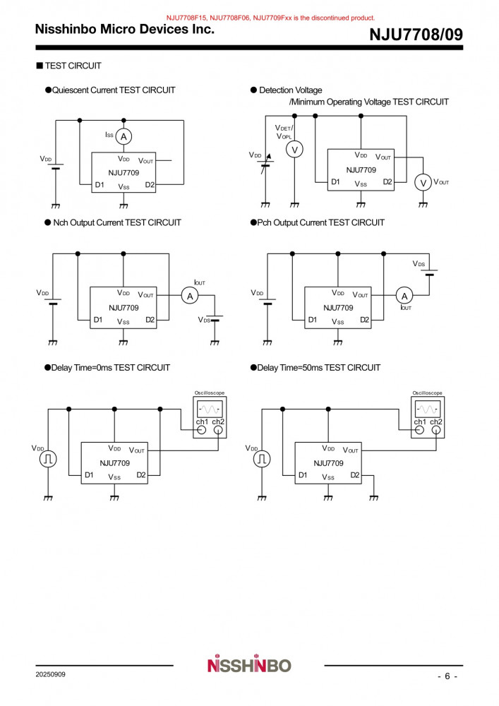 NJU7708 datasheet page 6