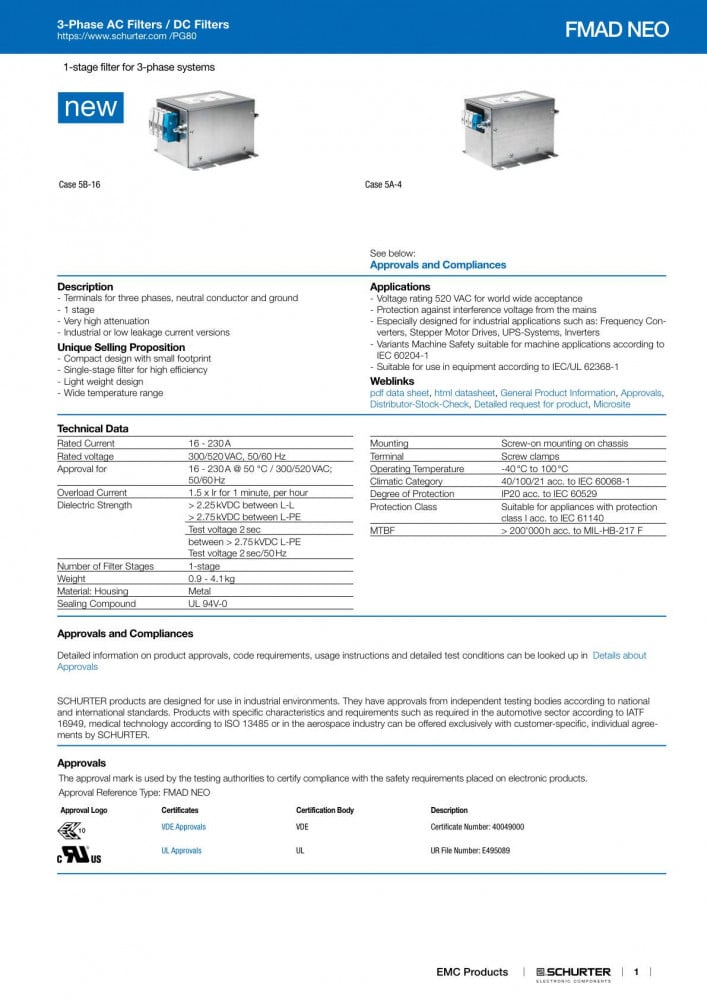 FMAD-395D-K312 datasheet page 1
