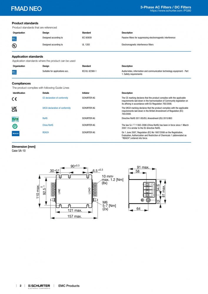 FMAD-395D-K312 datasheet page 2