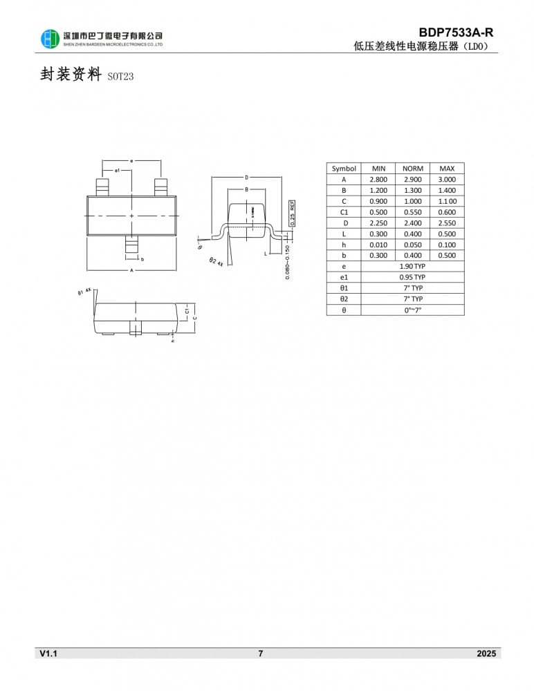 BDP7533A-R datasheet page 7