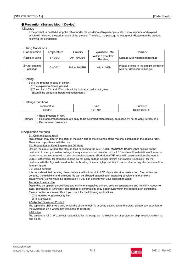 SMLZN4EGTT86A technical document page 7