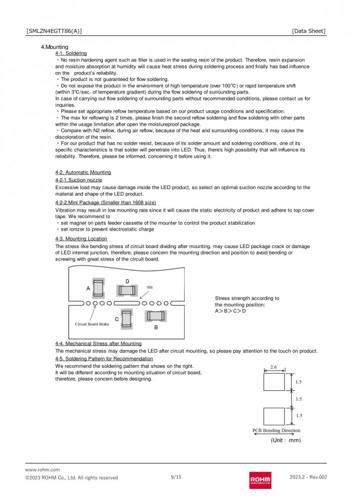 SMLZN4EGTT86A technical document page 9