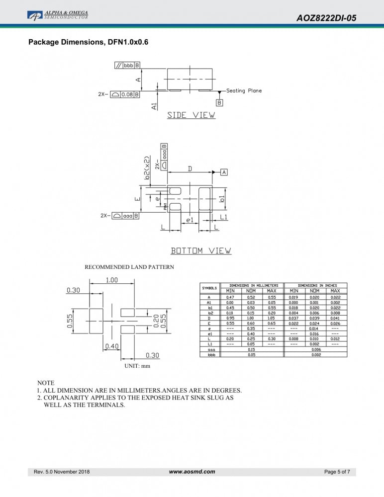 AOZ8222DI-05 datasheet page 5