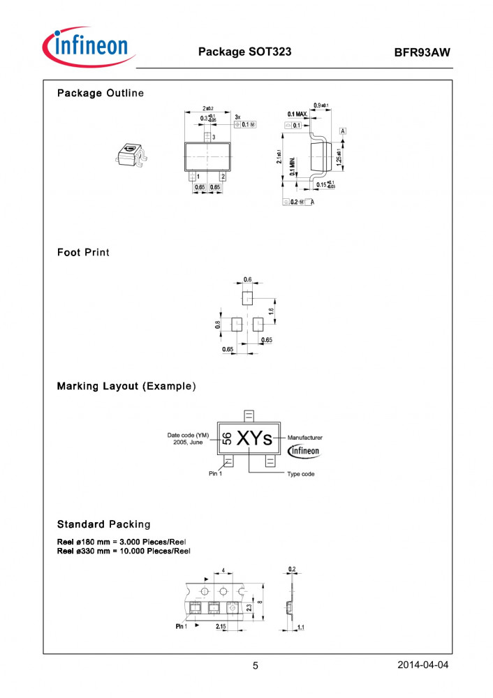 BFR93AWH6327 datasheet page 5