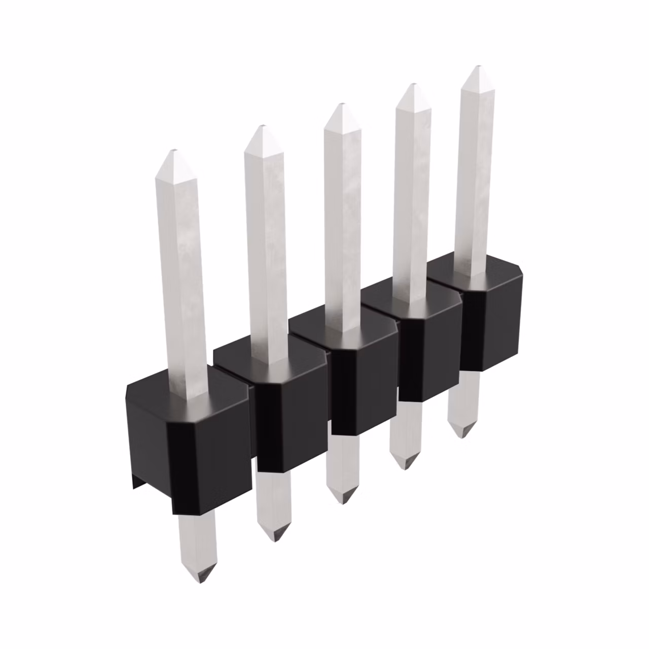 KK 254 PCB Header, Through Hole, Breakaway, Vertical, 6 Circuits, 0.38µm Gold (Au) Plating, Tray Packaging, Lead-Free