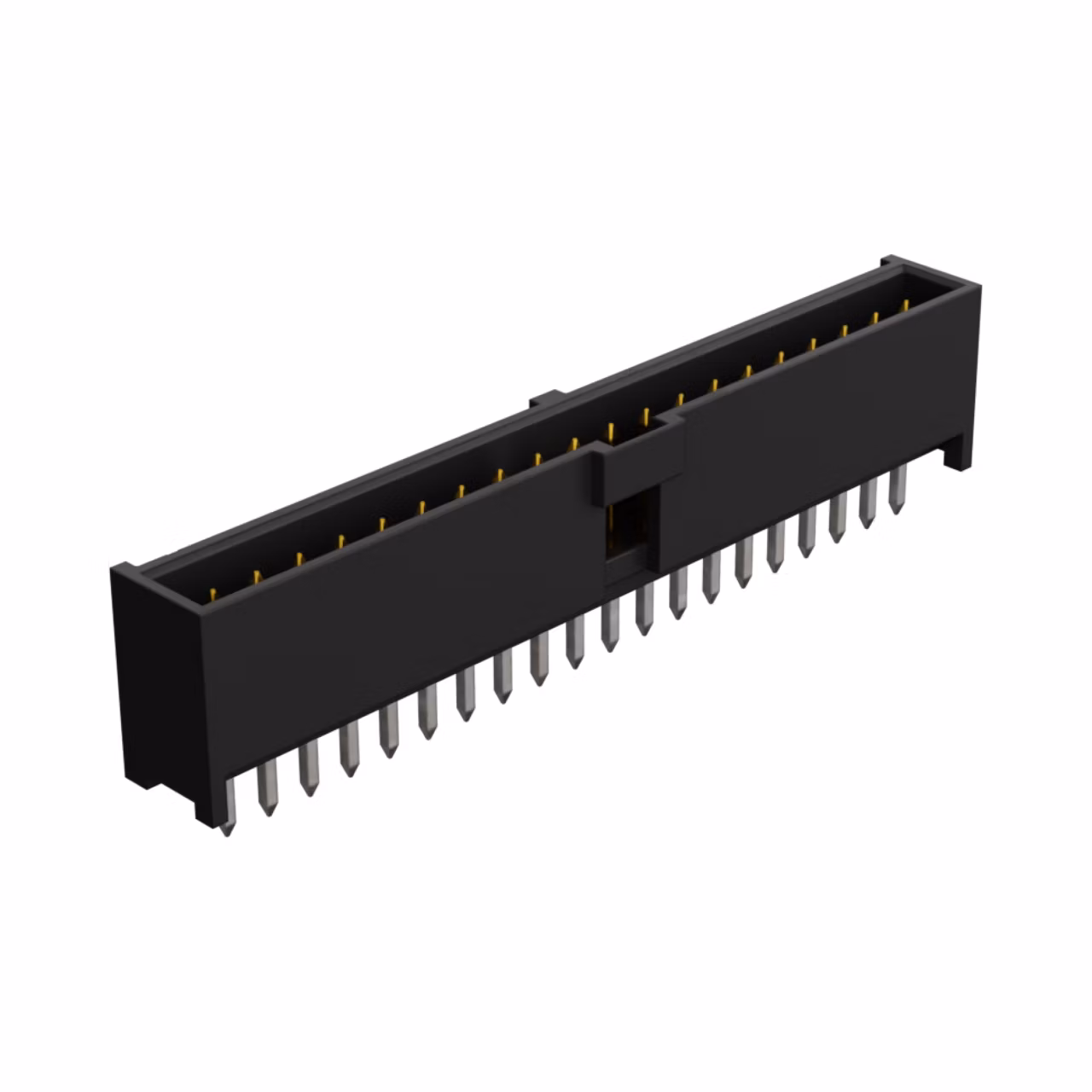 C-Grid III PCB Header, 2.54mm Pitch, Through Hole, Single Row, Vertical, Shrouded, 20 Circuits, 0.05µm Gold (Au) Flash Plating for sale