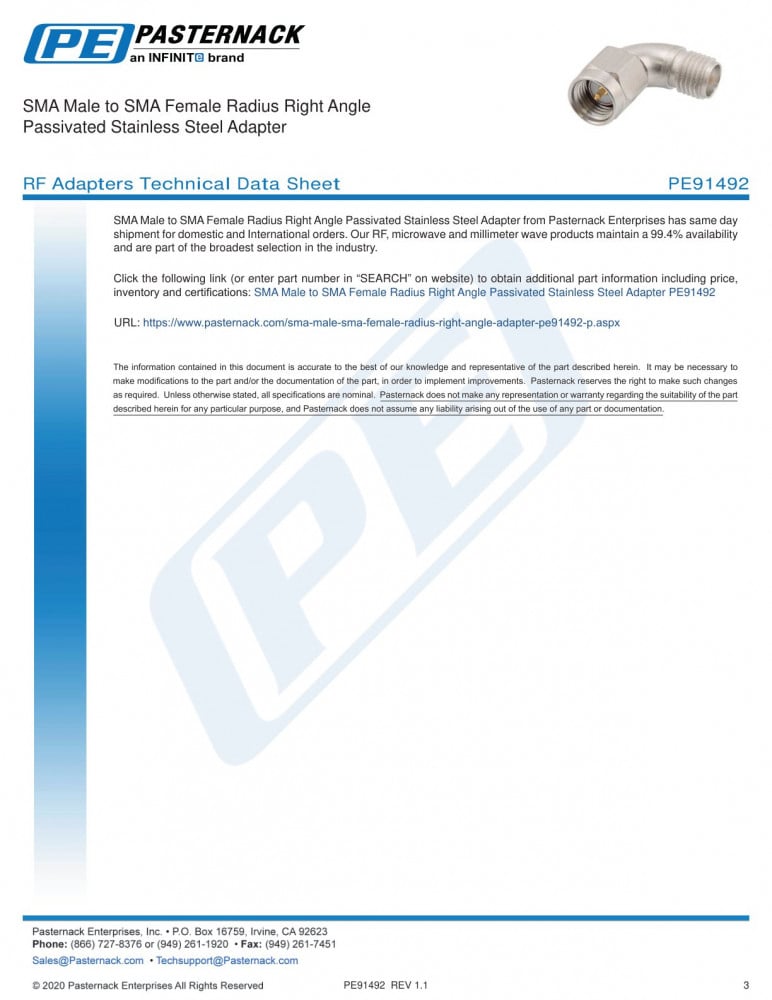 PE91492 datasheet page 3