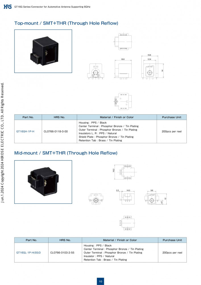 HRS GT16G-1S-HU technical document page 10