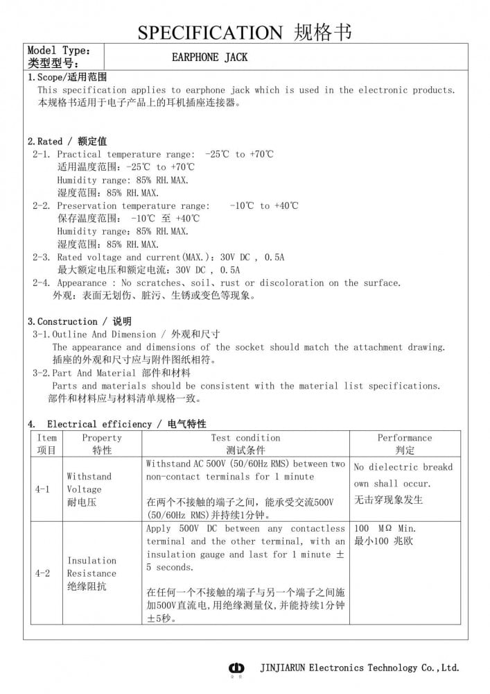 CK3.5-100-04 specification page 2