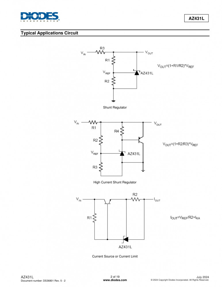 AZ431LBRTR-G1 datasheet page 2