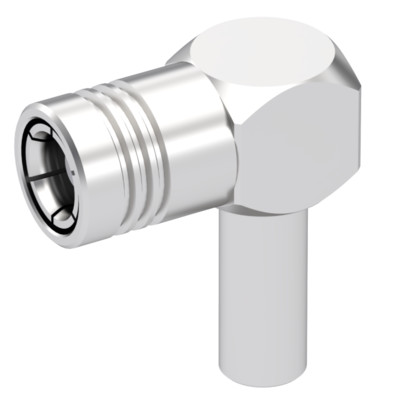 SMB / NON MAGNETIC RIGHT ANGLE PLUG CRIMP TYPE CABLE 2.6/50+75 S for sale