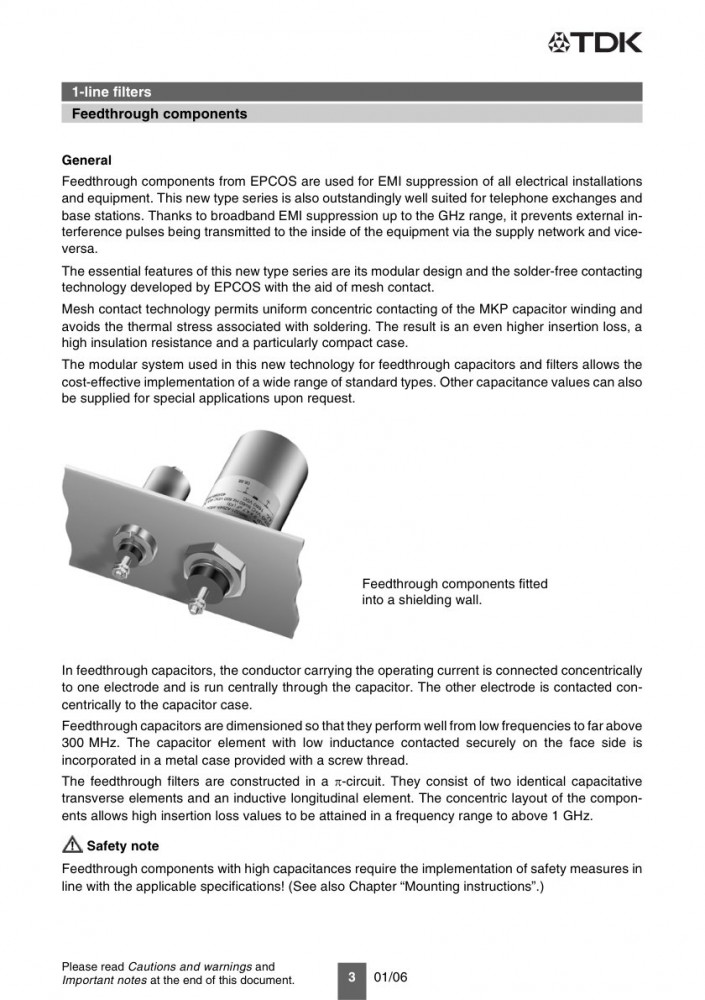 B85121 series datasheet page 4