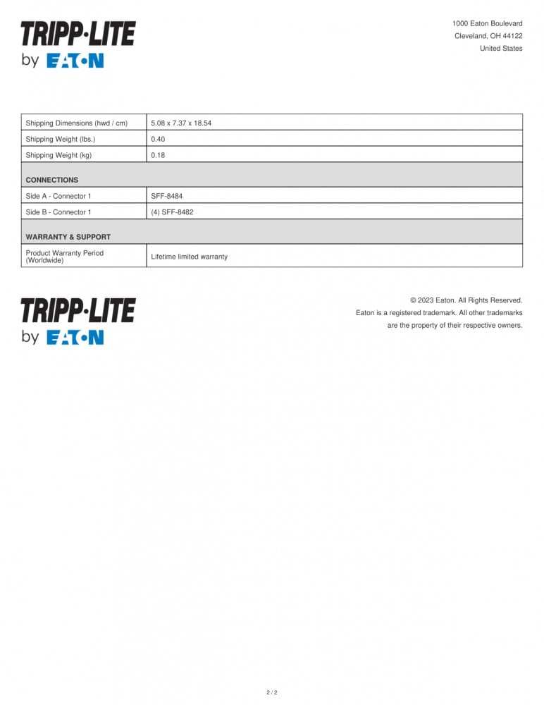 S501-24N technical document page 2