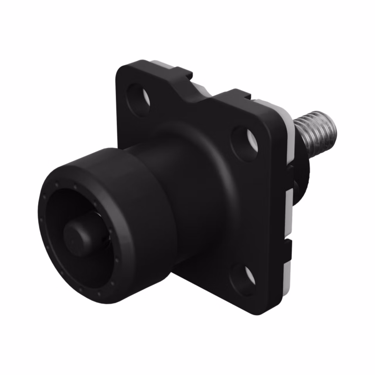 SideWize 3.40mm, 1-circuit, Black Bulkhead Connector, Threaded, Tray for sale