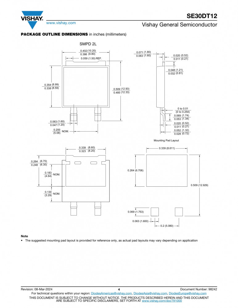 SE30DT12 datasheet page 4