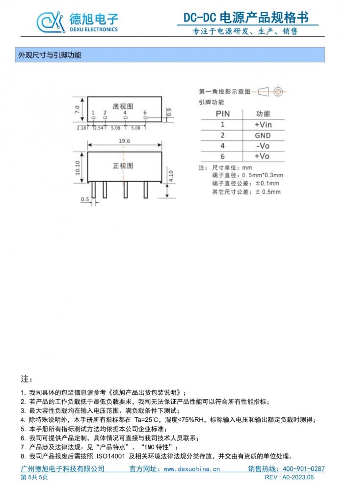 B0505S-3WR2 datasheet page 5