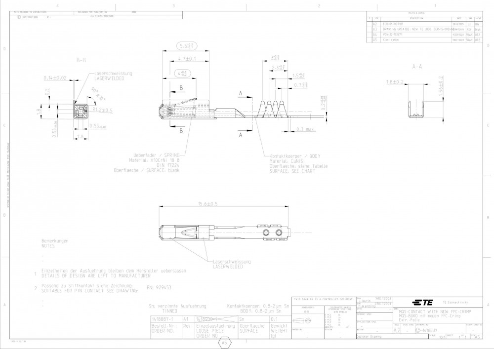 TE Connectivity 1418887-1 product document preview