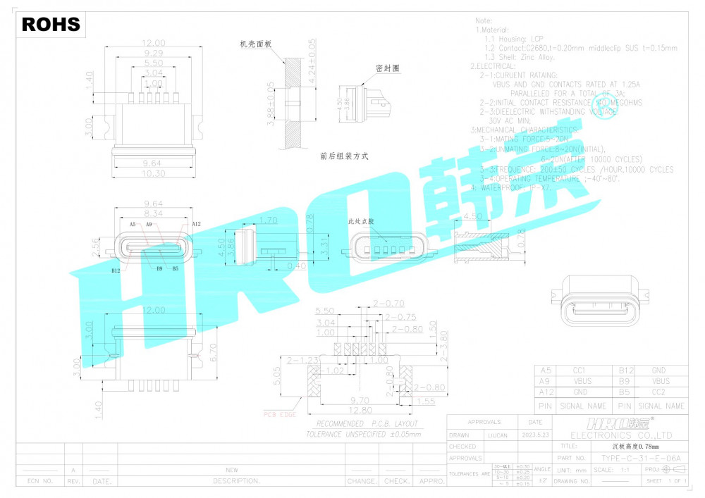 TYPE-C-31-E-06A technical document preview