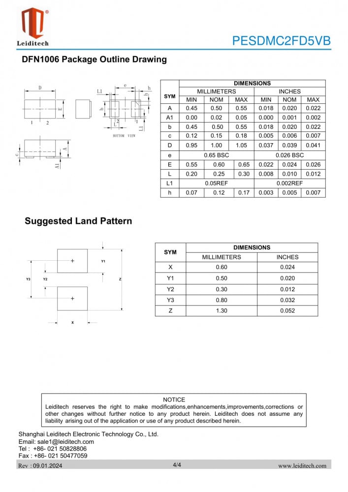 PESDMC2FD5VB datasheet page 4