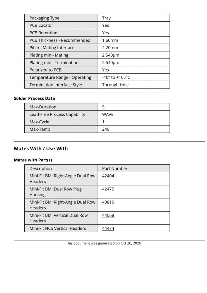 MOLEX 444750421 technical document page 3